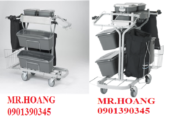 Xe đẩy dọn vệ sinh -Compact Cleaning Trolley - CÔNG TY TNHH KỸ THUẬT ...